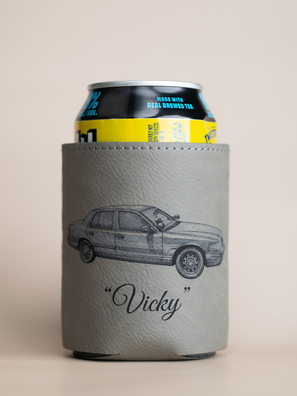 Custom | Laser Cut Leather Photo Can Holder Koozie 12oz – Savannah ...