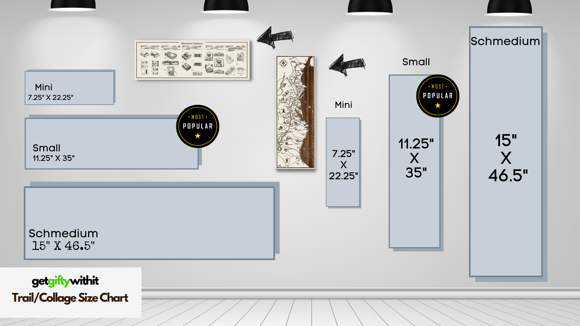 Skinny Boards! - Custom Wood Map – Savannah Laser Company